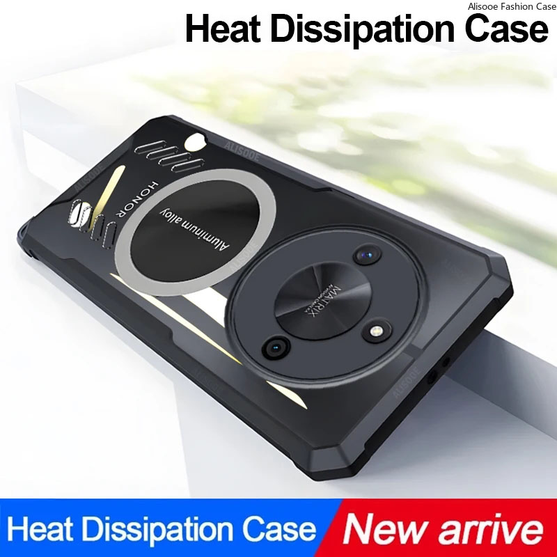 Casing For Honor X9B X9C X9C Smart Case Translucent Airbag Frame Heat ...