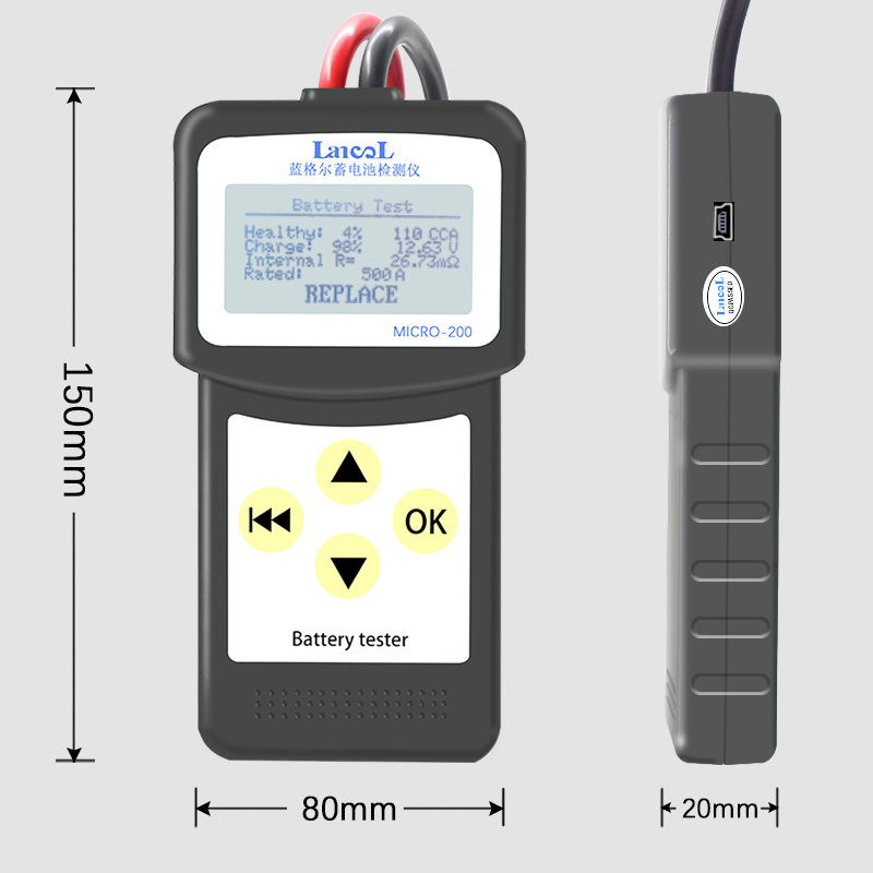 Lancol M200 Car Battery Tester CCA Meter Vehicle Analyzer 12v cca ...