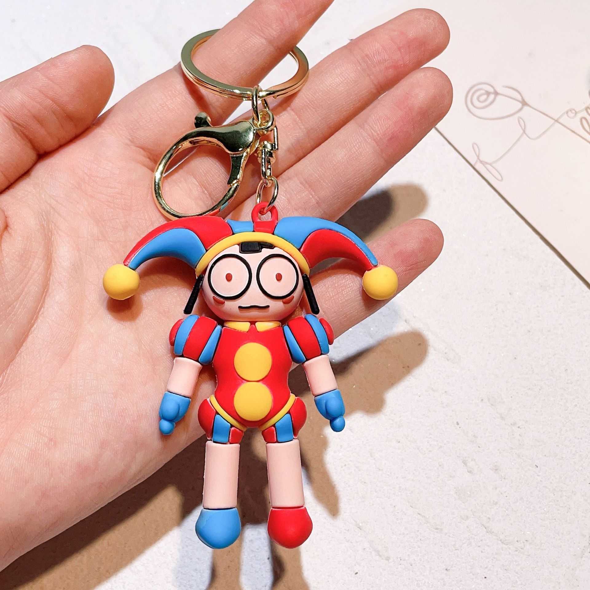 The Amazing Digital Circus Anime Figure Keychain Kawaii Pomni Pendant ...