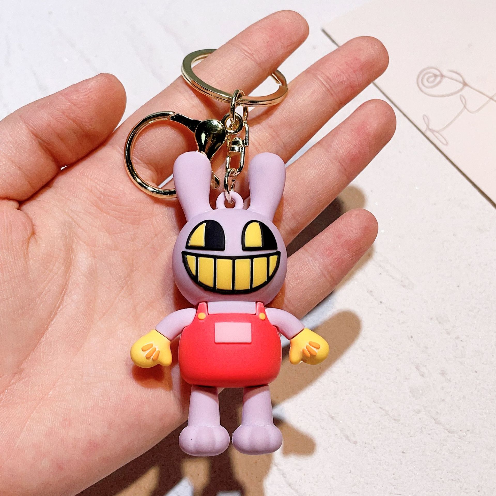 The Amazing Digital Circus Anime Figure Keychain Kawaii Pomni Pendant ...