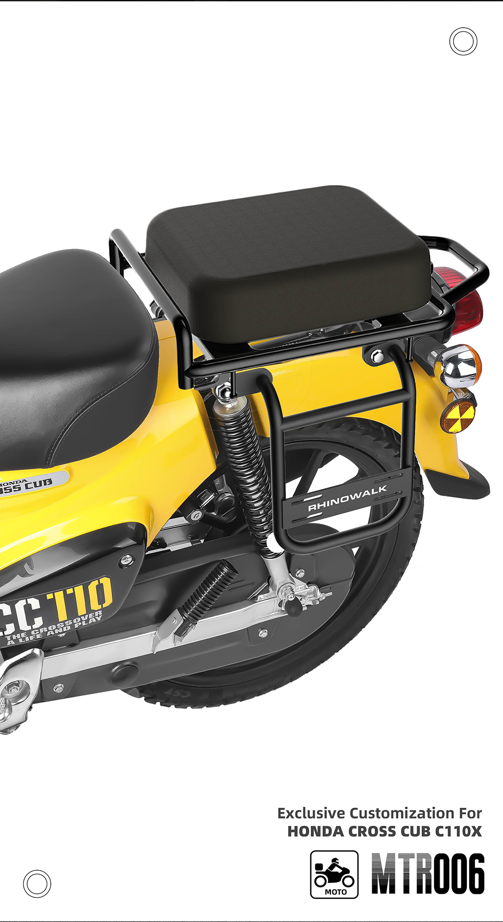 Rhinowalk HONDA CROSS CUB(C110X) pannier Racks | Shopee Malaysia