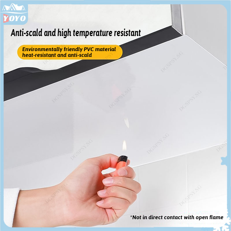 Kitchen greaseproof stickers cabinet protective film transparent ...
