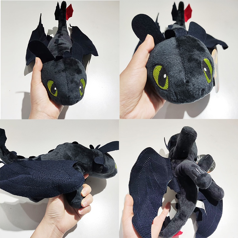 Night Fury Toothless Dragon Outdoor Electric Doll Car Decoration ...