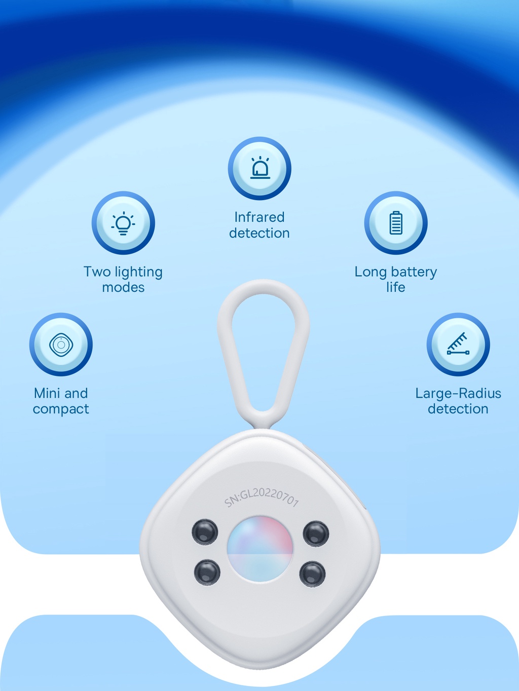 Baseus Portable Pinhole Hidden Lens Detector Anti-Peeping Camera ...