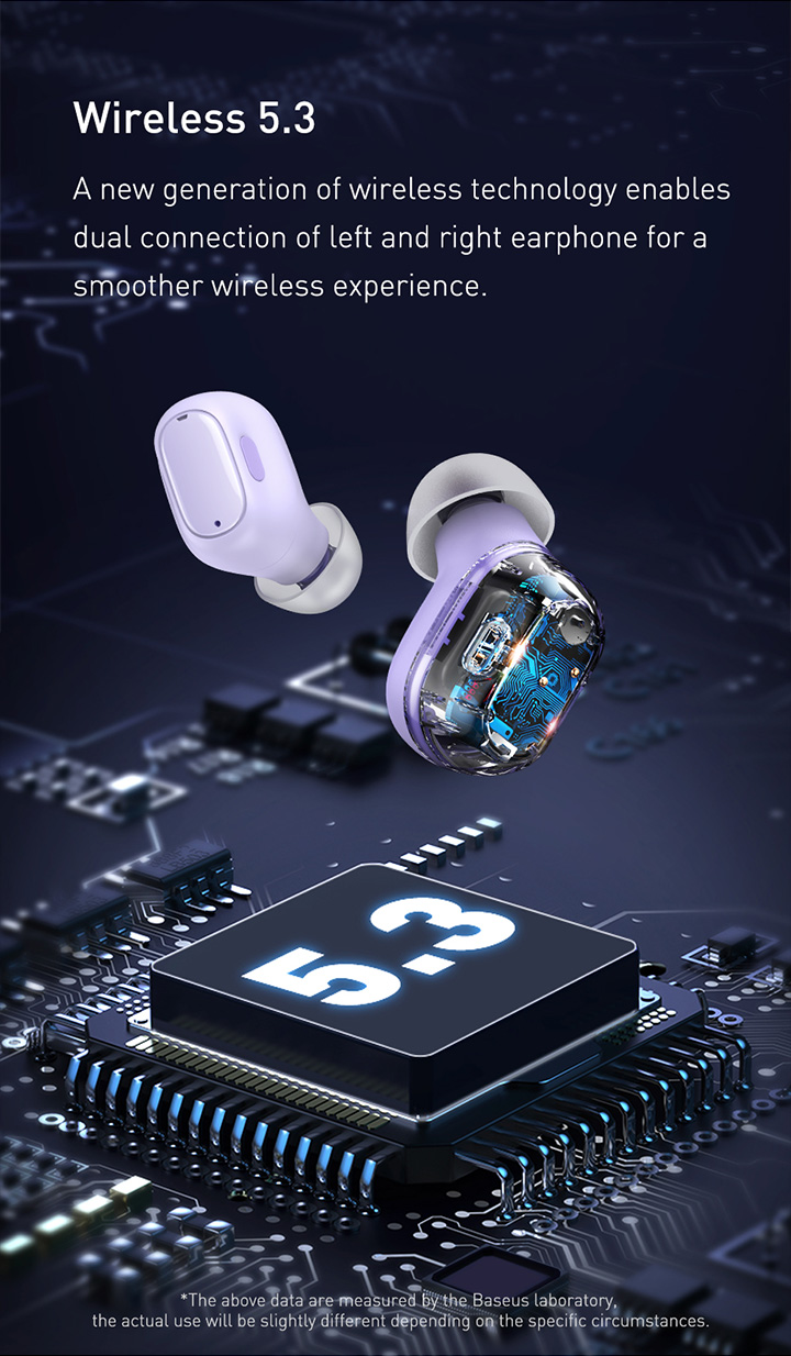 Baseus WM01 TWS Bluetooth Earphones Stereo Wireless 5.3 Bluetooth Touch ...