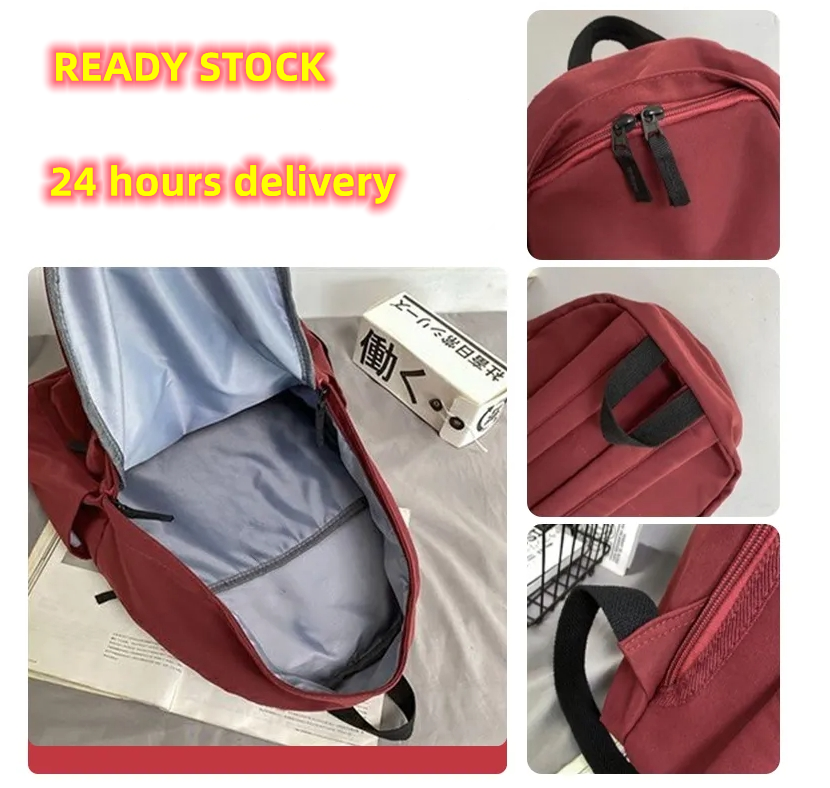 【READY STOCK】Fashion backpack student school bag beg galas Korean ...