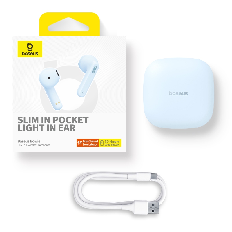 NEW Baseus E16 True Wireless Earbuds TWS 5.3 Bluetooth Earphone With ...