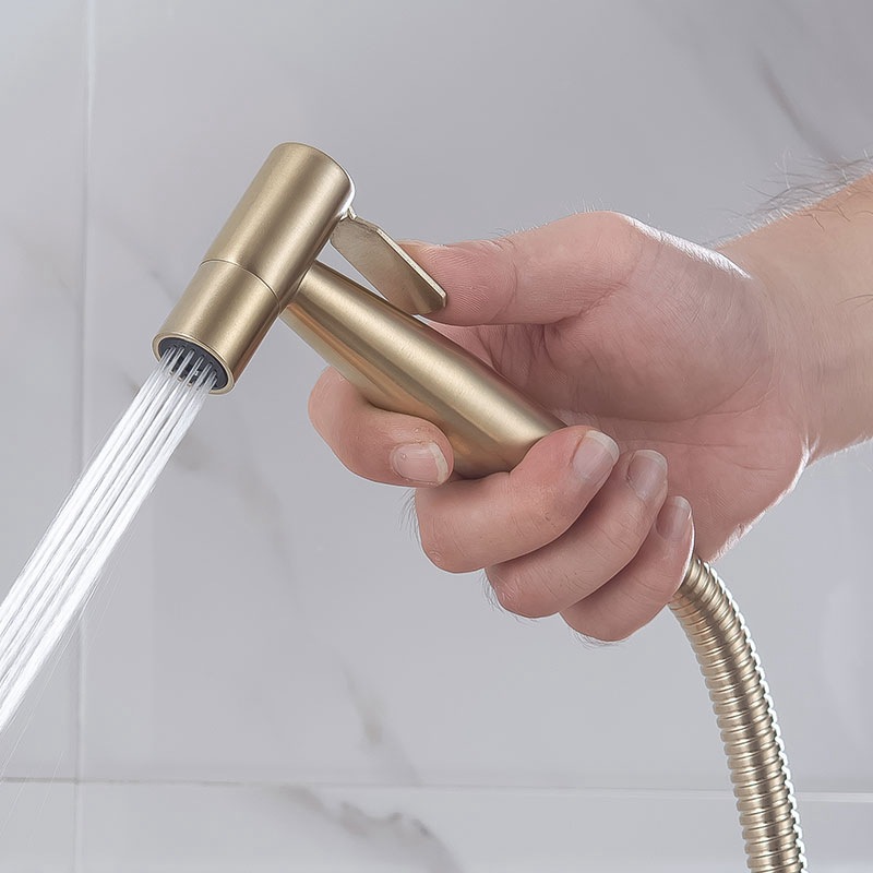 Bidet spray Stainless steel Handheld Spray gun Toilet sprayer Bathroom ...