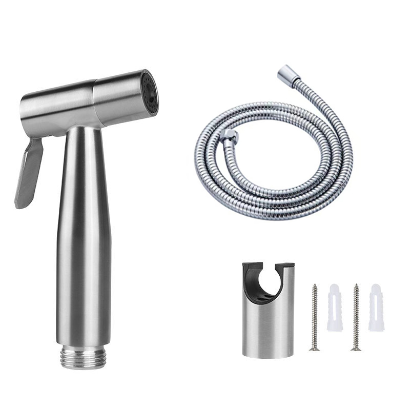 Bidet spray Stainless steel Handheld Spray gun Toilet sprayer Bathroom ...