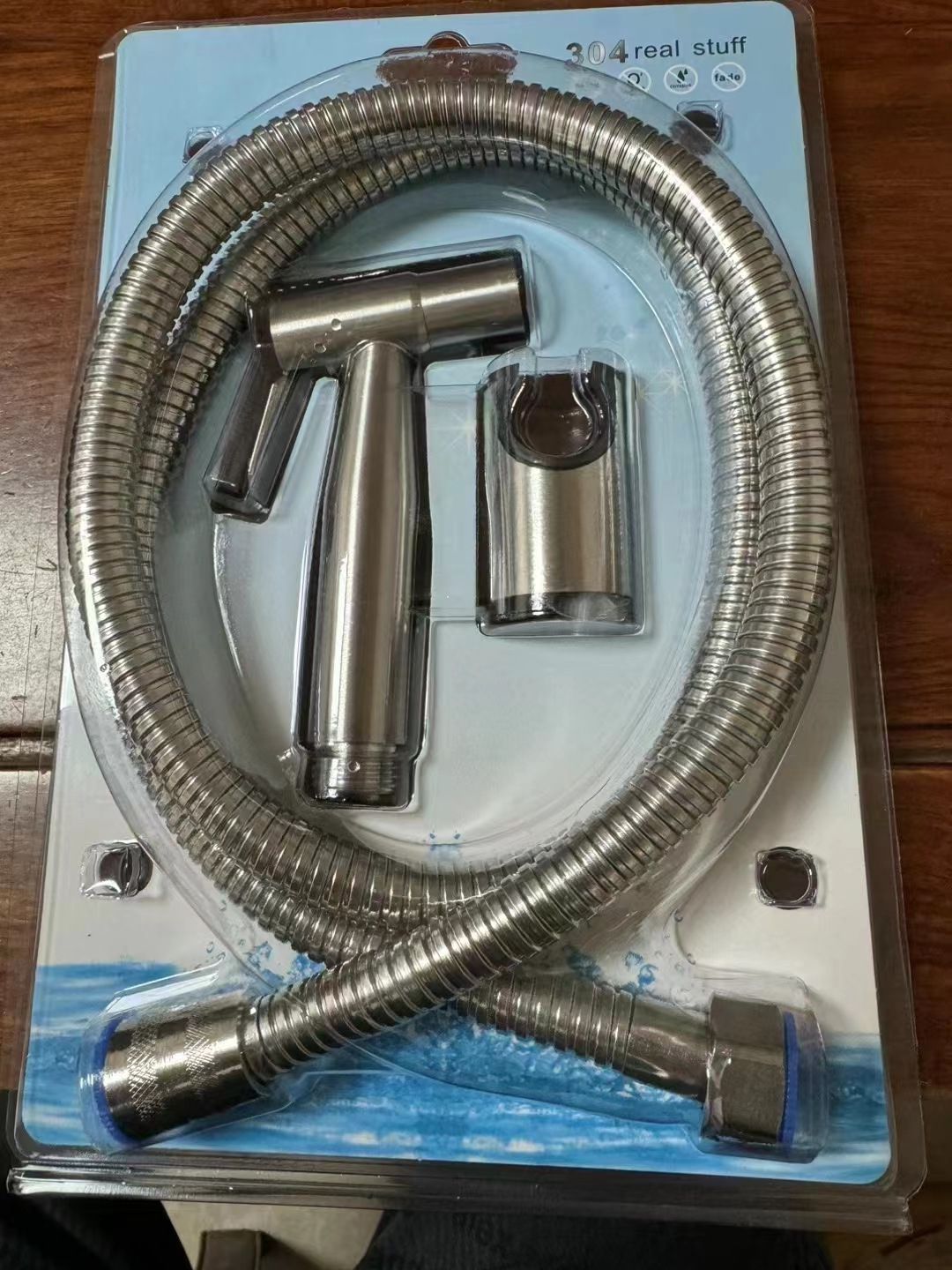 Stainless steel Spray gun set Bidet spray head Flushing toilet pipe ...