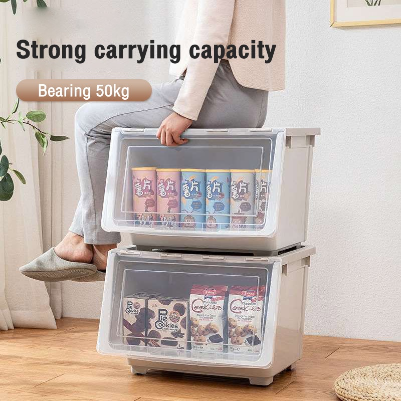 POP Storage Box Organizer Multipurpose Stackable Front Opening With ...