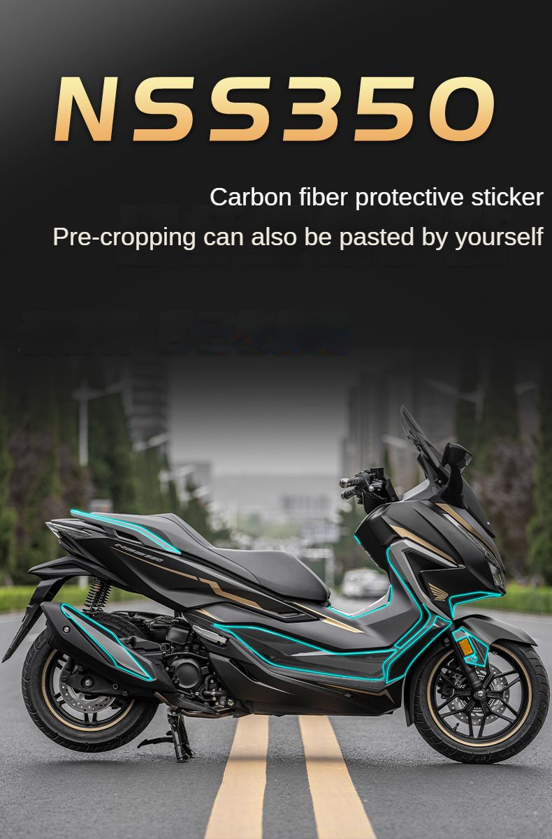 Suitable for HONDA forza NSS350 Stickers Waterproof Carbon Fiber ...