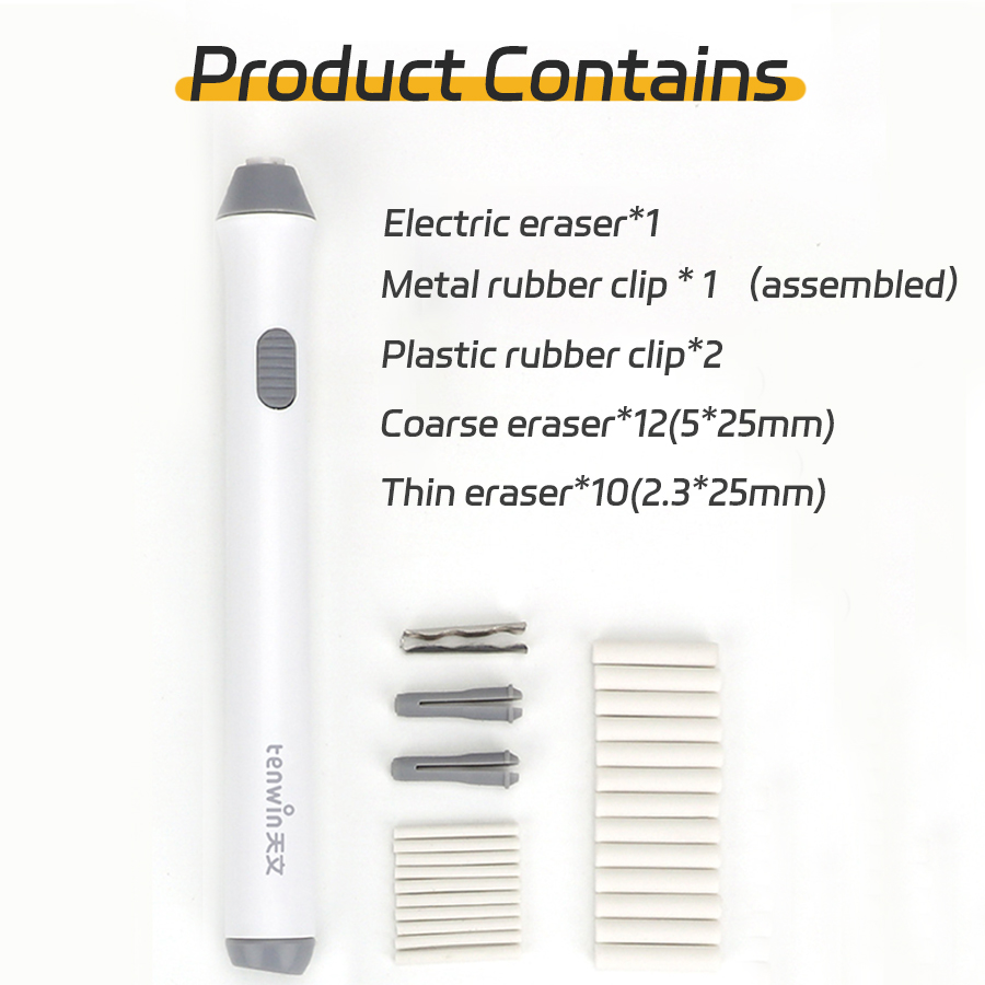 Electric Eraser for Sketch Pencils Electric Eraser With Refill for Art ...