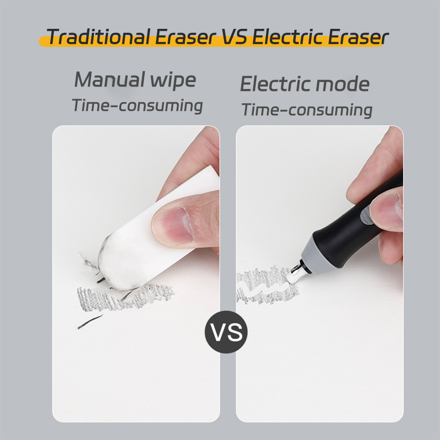 Electric Eraser for Sketch Pencils Electric Eraser With Refill for Art ...