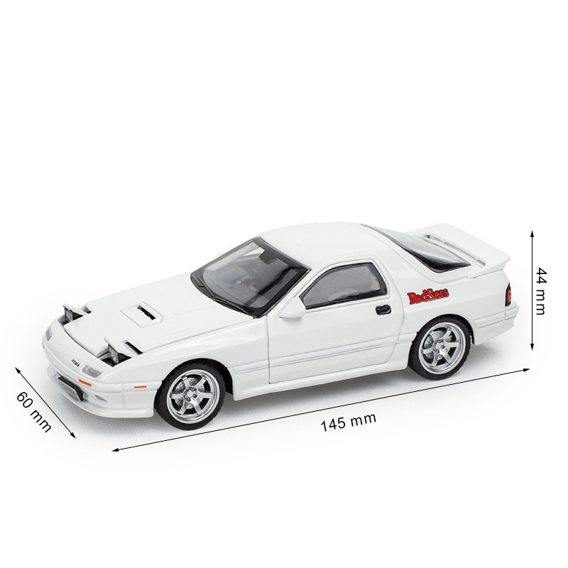 【RUM】1:32 Scale Mazda RX7 Alloy Car Model Light & Sound Effect Diecast ...