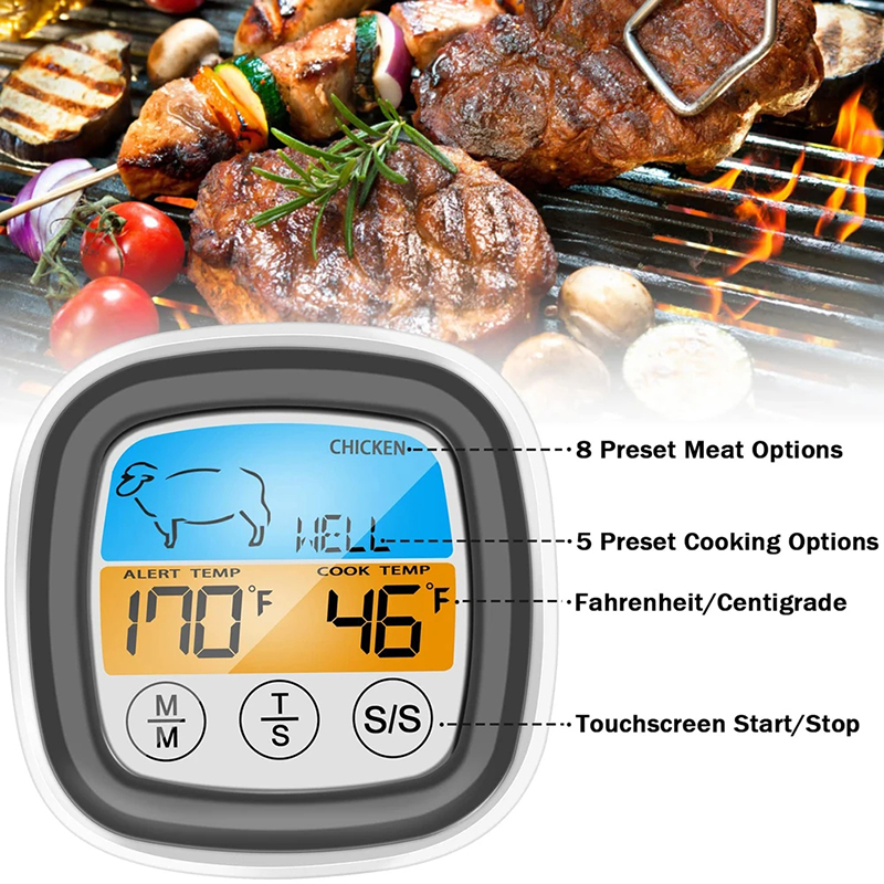 KIPRUN Digital Kitchen Thermometer, Oven Temperature Heat Meter Kitchen ...