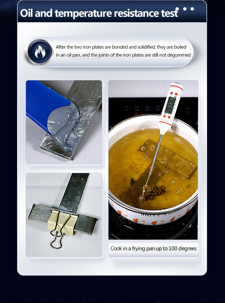 Hest resistant up to 650 ℃ verve high temperature glue iron glue ...