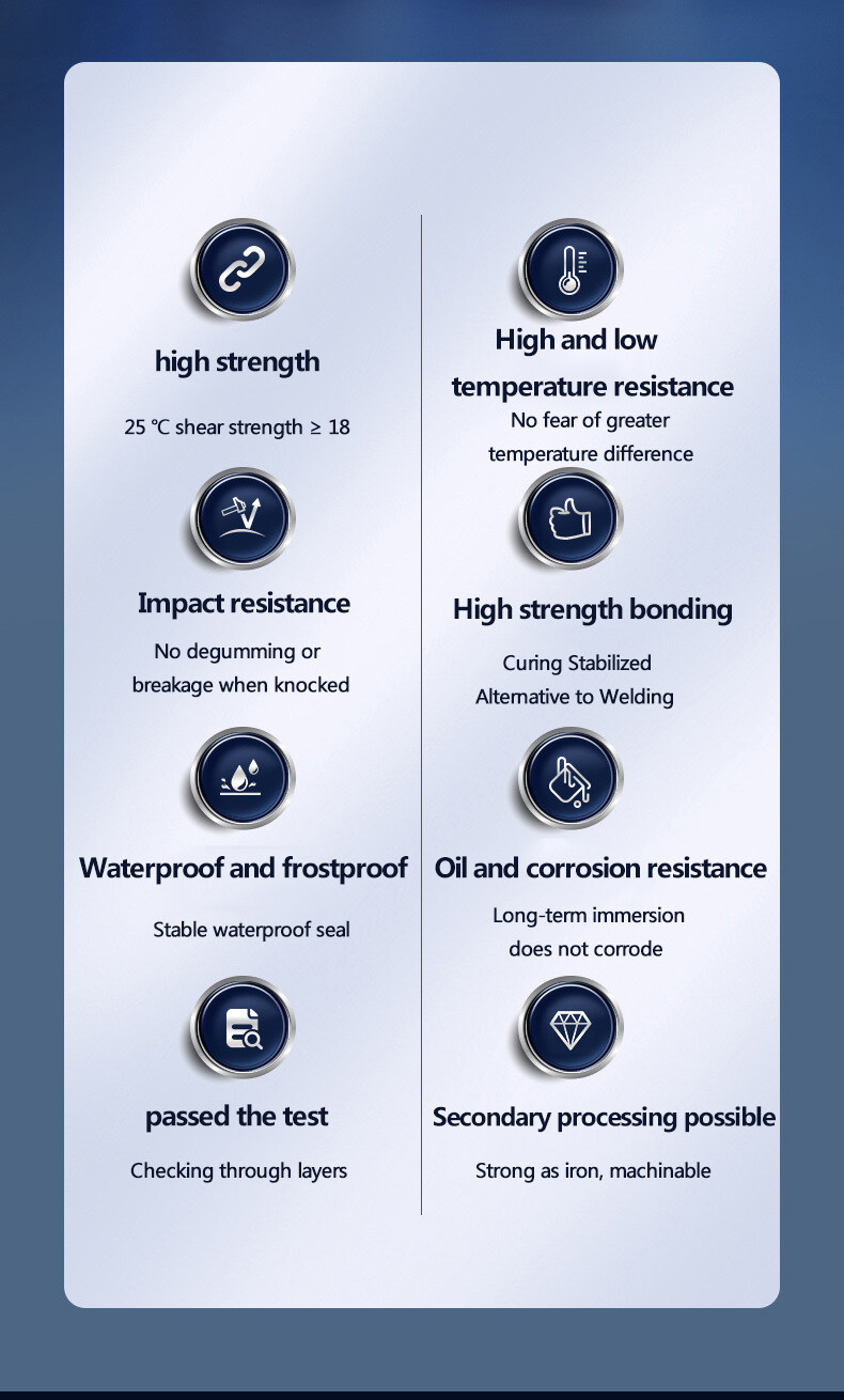 Hest resistant up to 650 ℃ verve high temperature glue iron glue ...