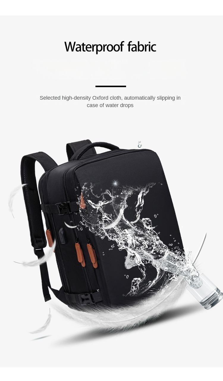 my available unisex Travel Bagpack expandable waterproof cabin size ...