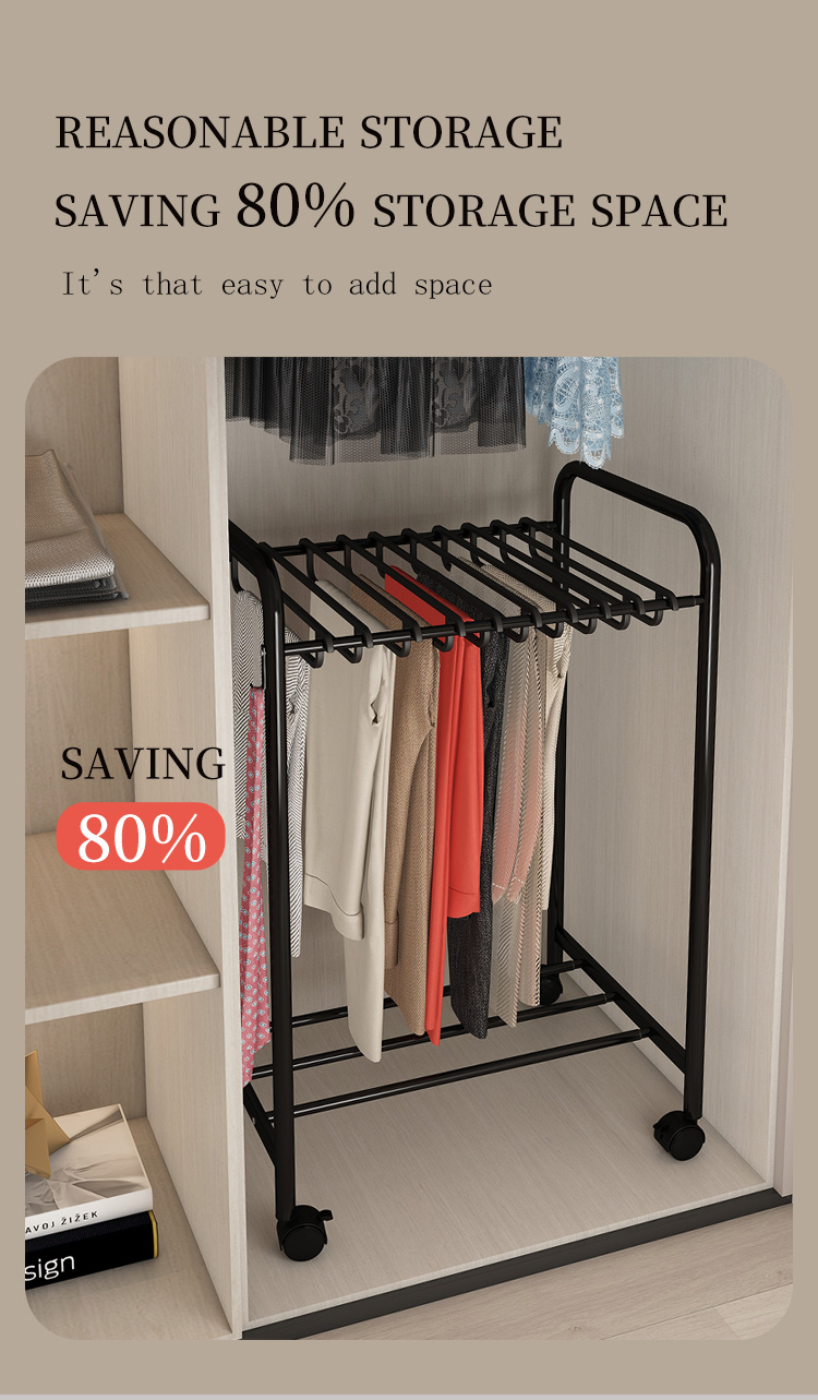 Pants Hanger Rack Rak Tudung Hanger Seluar Multi-Layer Hanging Clothes ...