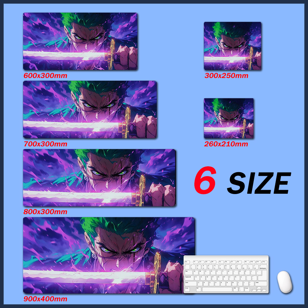 ONE PIECE Roronoa Zoro Mouse pad | Extended Gaming Mousepad ...