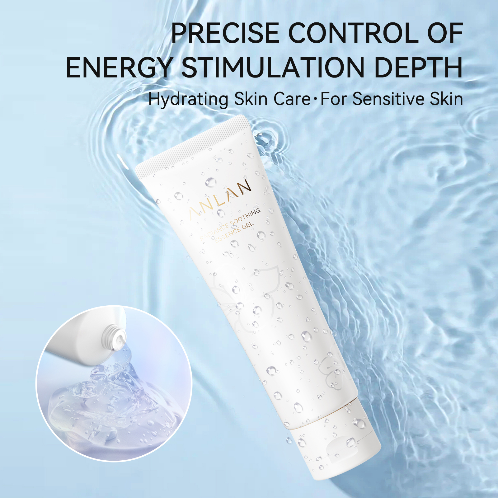 ANLAN Moisturizing Facial Gel Skin Care Skin Soothing Sunburn Repair ...