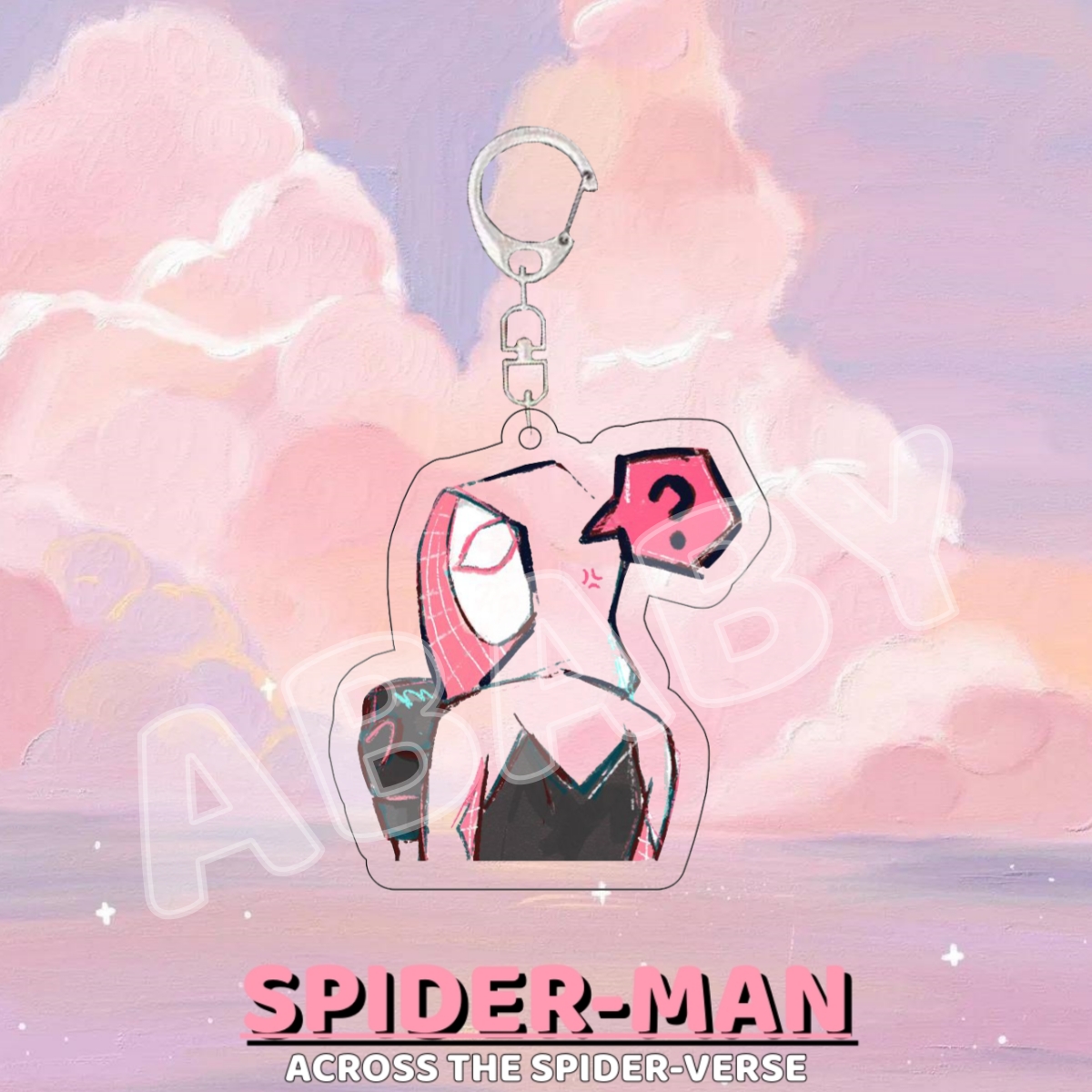 Spider-Man across the Spider-Verse Gwen/Miles acrylic keychain couple ...