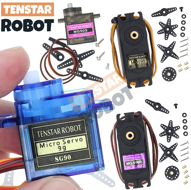 SG90 MG90S MG995 MG996 Micro Servo 180° 9G Metal Gear for RC Planes ...