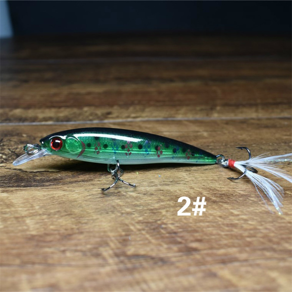 1PC 9cm 7g Fishing Lure Quality Minnow Lure 3D Eyes Plastic Hard Bait Pesca Artificial Jig ...
