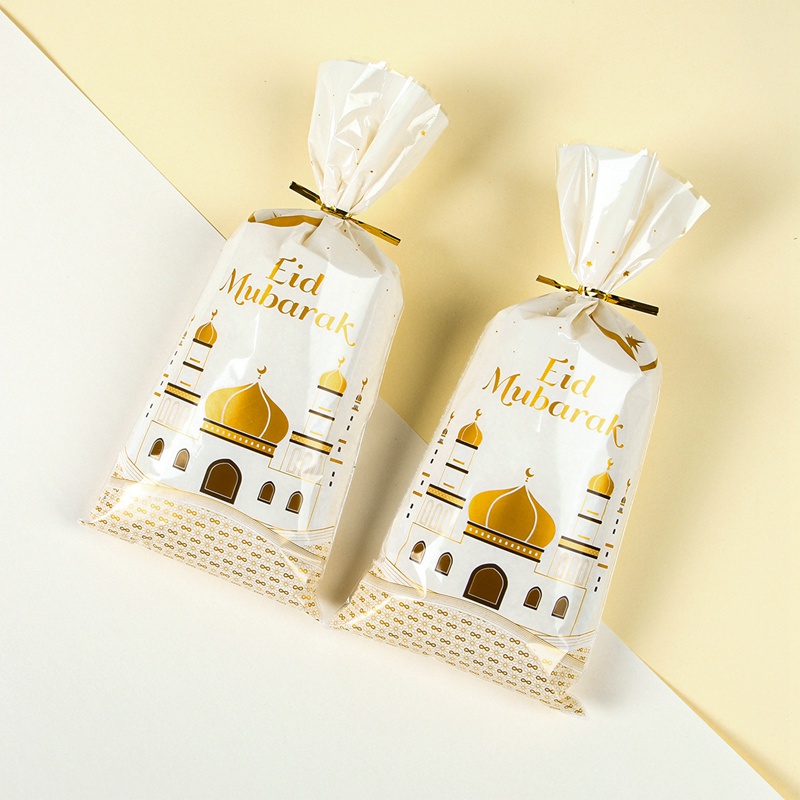 25/50pcs Eid Ramadan MUBARAK Candy Bags Ramadan Kareem Packing Bag Eid ...