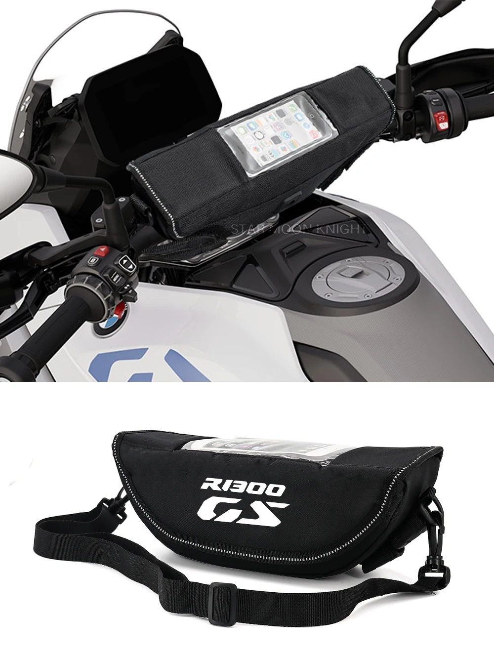 Motorcycle Waterproof Bag Storage Handlebar bag Travel Tool Bag For BMW ...