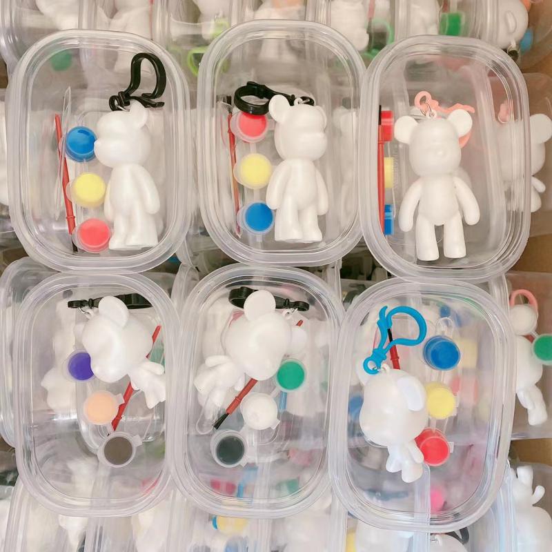 Fluid Bear DIY Keychain Violent Bear Children's Day Handmade Creative ...