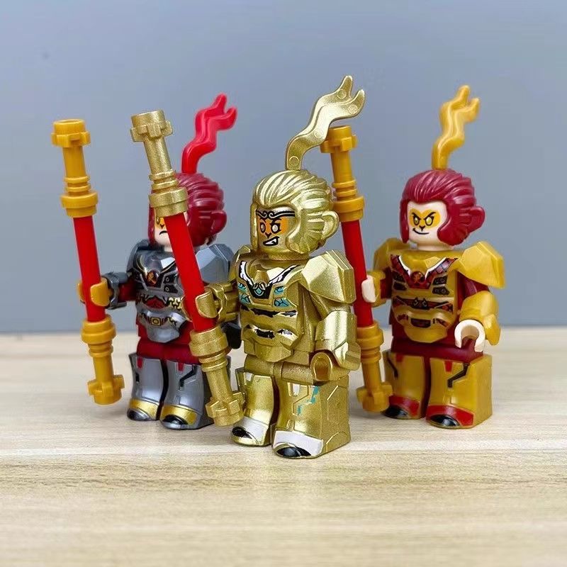 Monkey King Sun Wukong Black Myth Mini Toys Building Figures Kids Gift ...