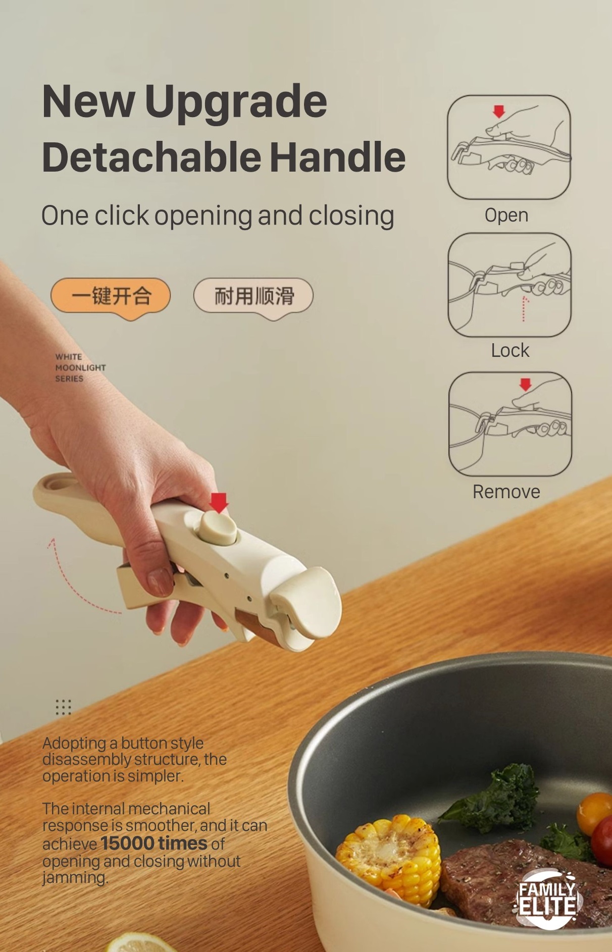 Korea Kimscook GEN.2 Cookware Set (18cm Pot/24cm Pans/Steamer) with ...