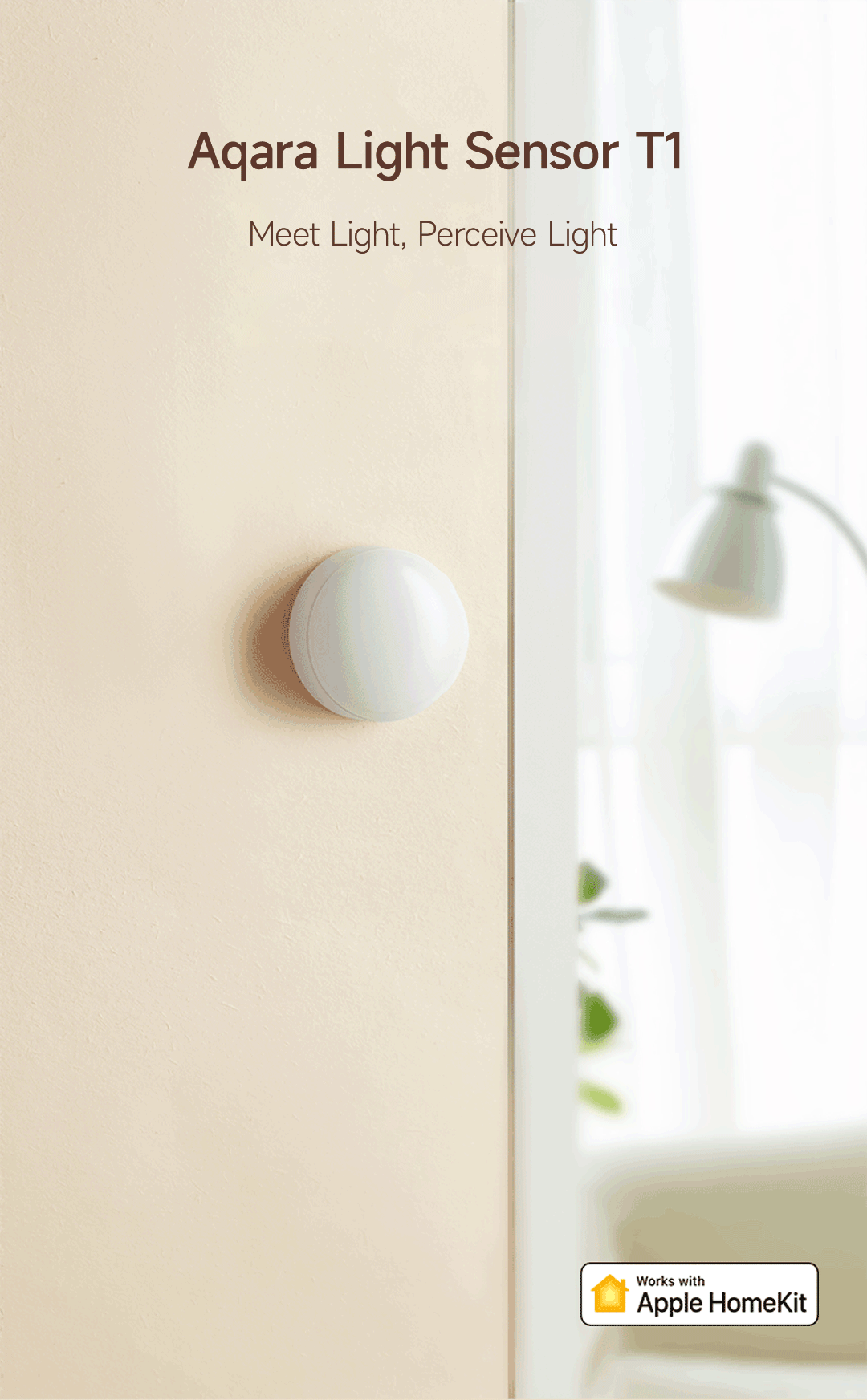 Aqara Light Sensor T1 Sensing Light Intensity Intelligent Linkage ...