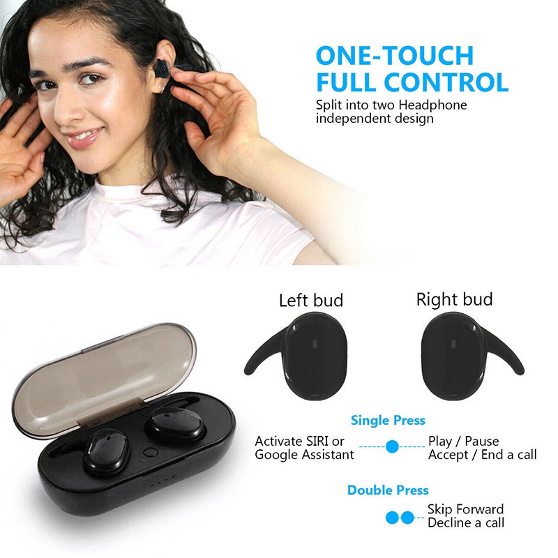 Y30 TWS Bluetooth 5.0 Wireless Headphones With Microphone High-Quality ...
