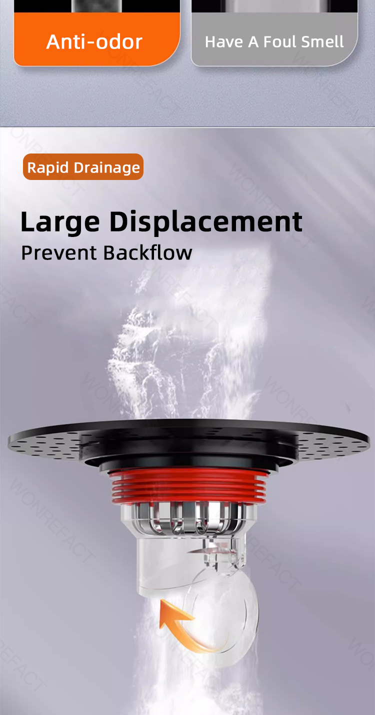 Large Size Floor Drain Core Insect-proof Odor-proof Floor Drain Core ...