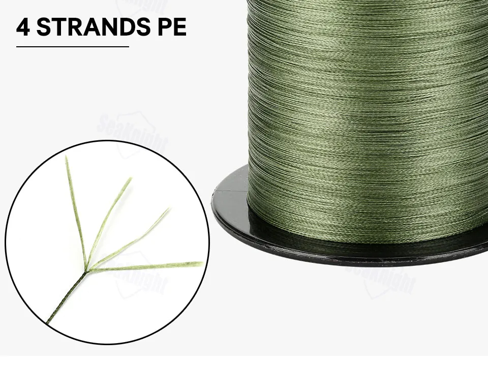 SeaKnight TriPoseidon Braided Fishing Line 300M 4 Strands PE Braid ...