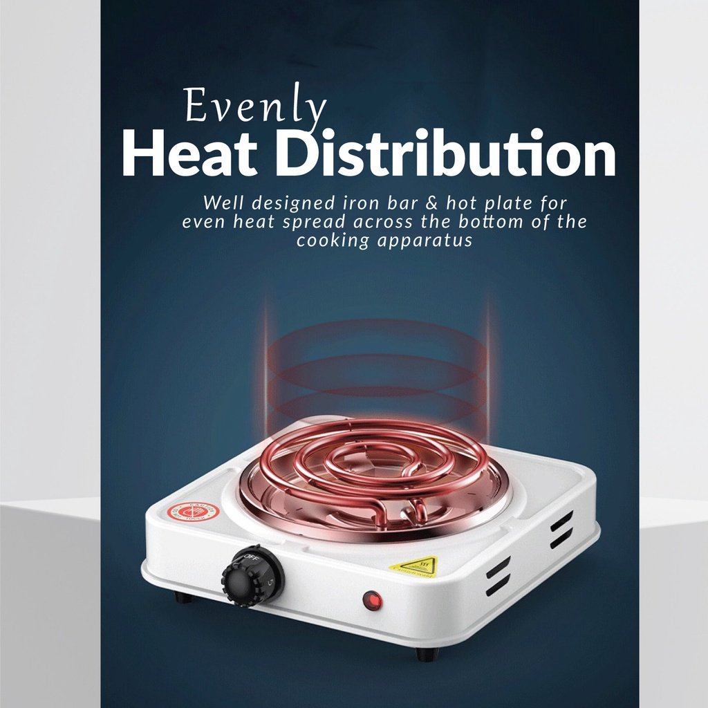 Electric Furnace Hot Plate 1000W Cooktop Single Electric Burner ...