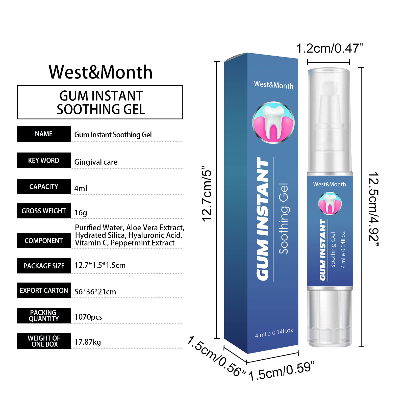 West&Month Gum Instant Soothing Gel Gum Therapy Gel Gum Care Gel ... West&Month Gum Instant Soothing Gel Gum Therapy Gel Gum Care Gel ...