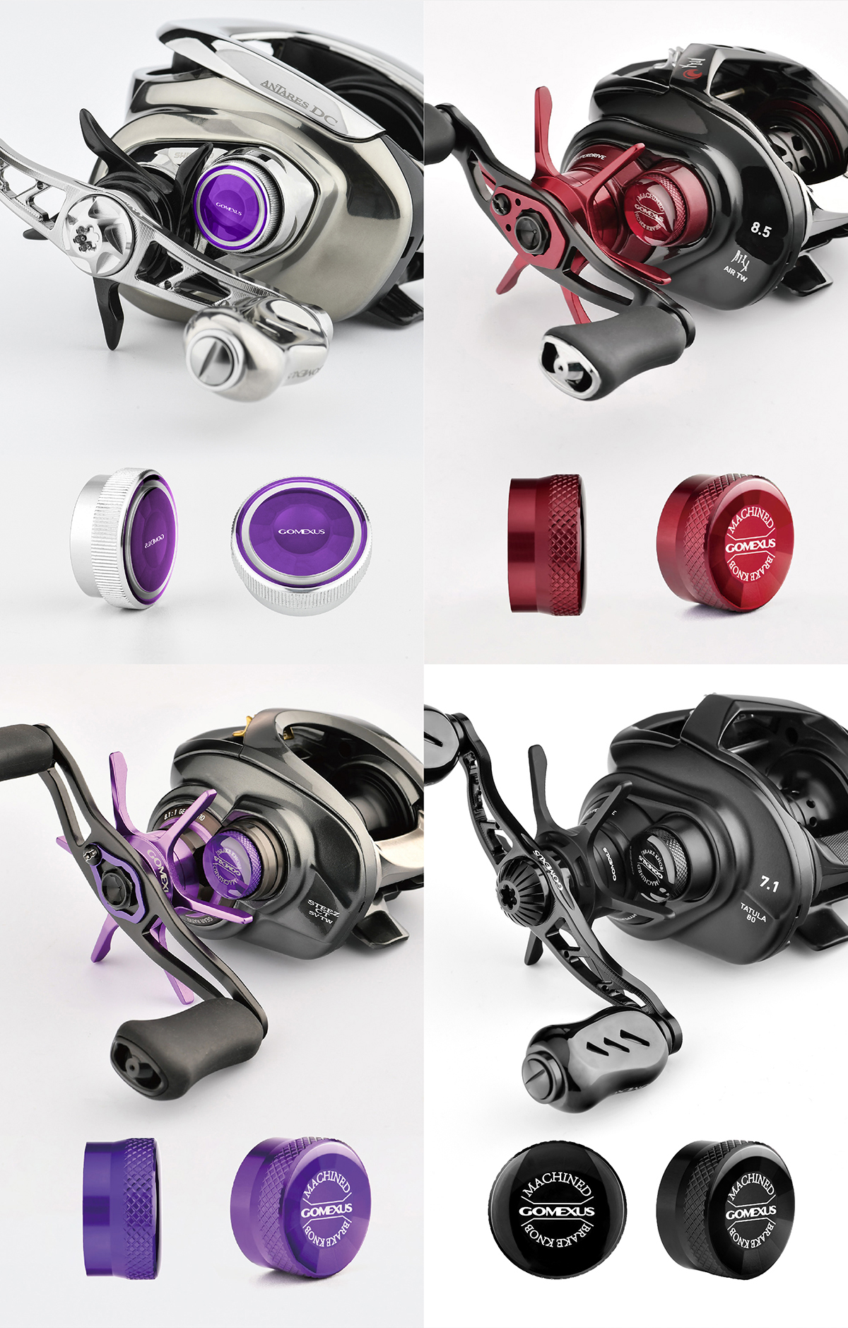 Gomexus Spool Tension knob Cap 1.7g For Daiwa Tatula Steez zillion ...