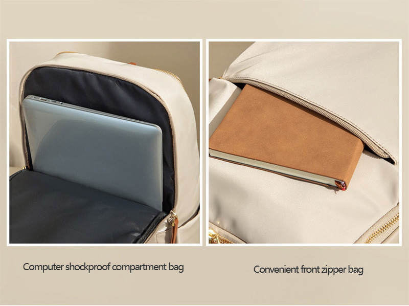 CEYMME Nylon Waterproof Laptop Backpack 16 inch women Fashion Large ...