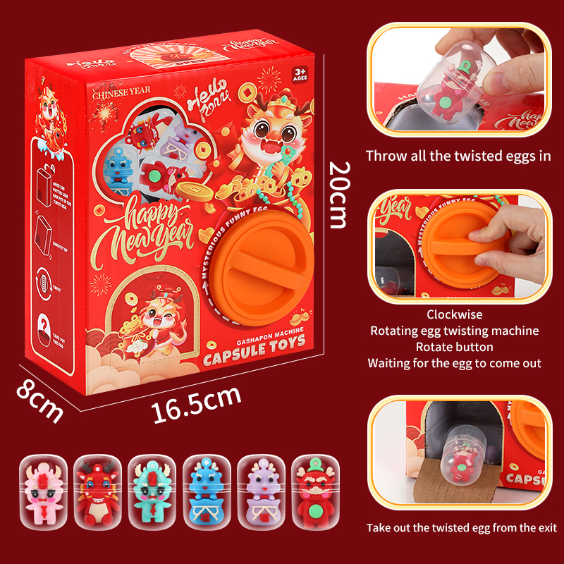 Blind box Twist Egg Machine Cny gift box set for children Gashapon ...