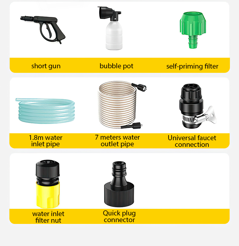 SOARFLY 4800W Water Jet High Pressure Cleaner Jek Washer Jack Sprayer ...