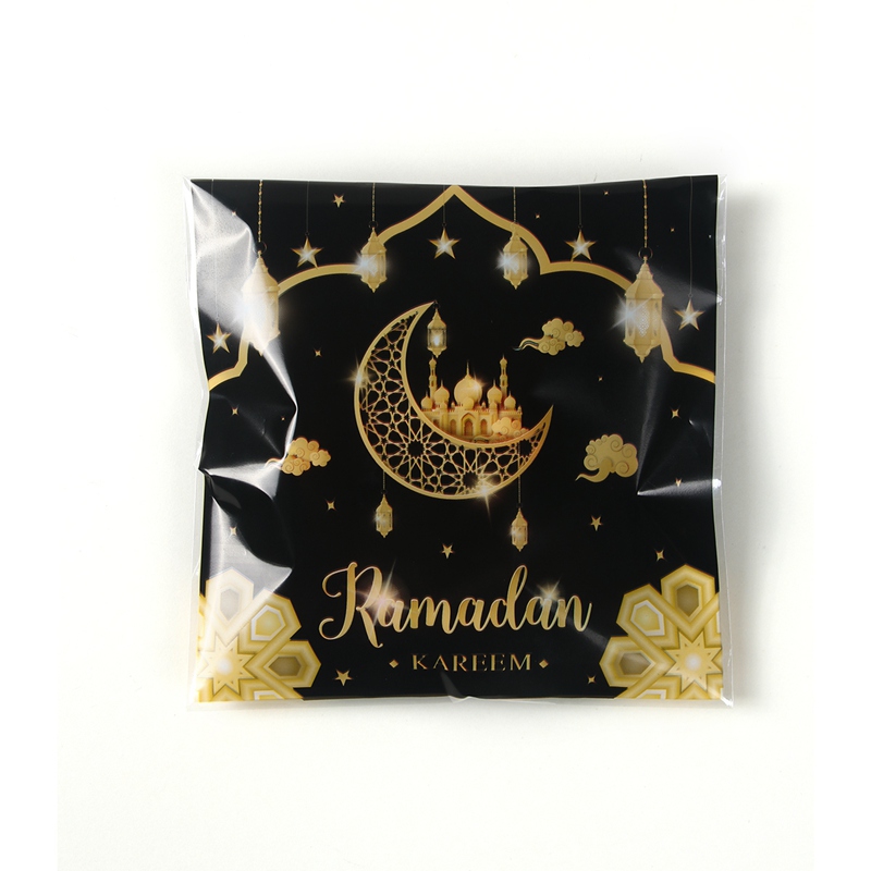 50pcs Eid Goodies Bags Eid Ramadan MUBARAK Candy Bags Raya Ramadan ...