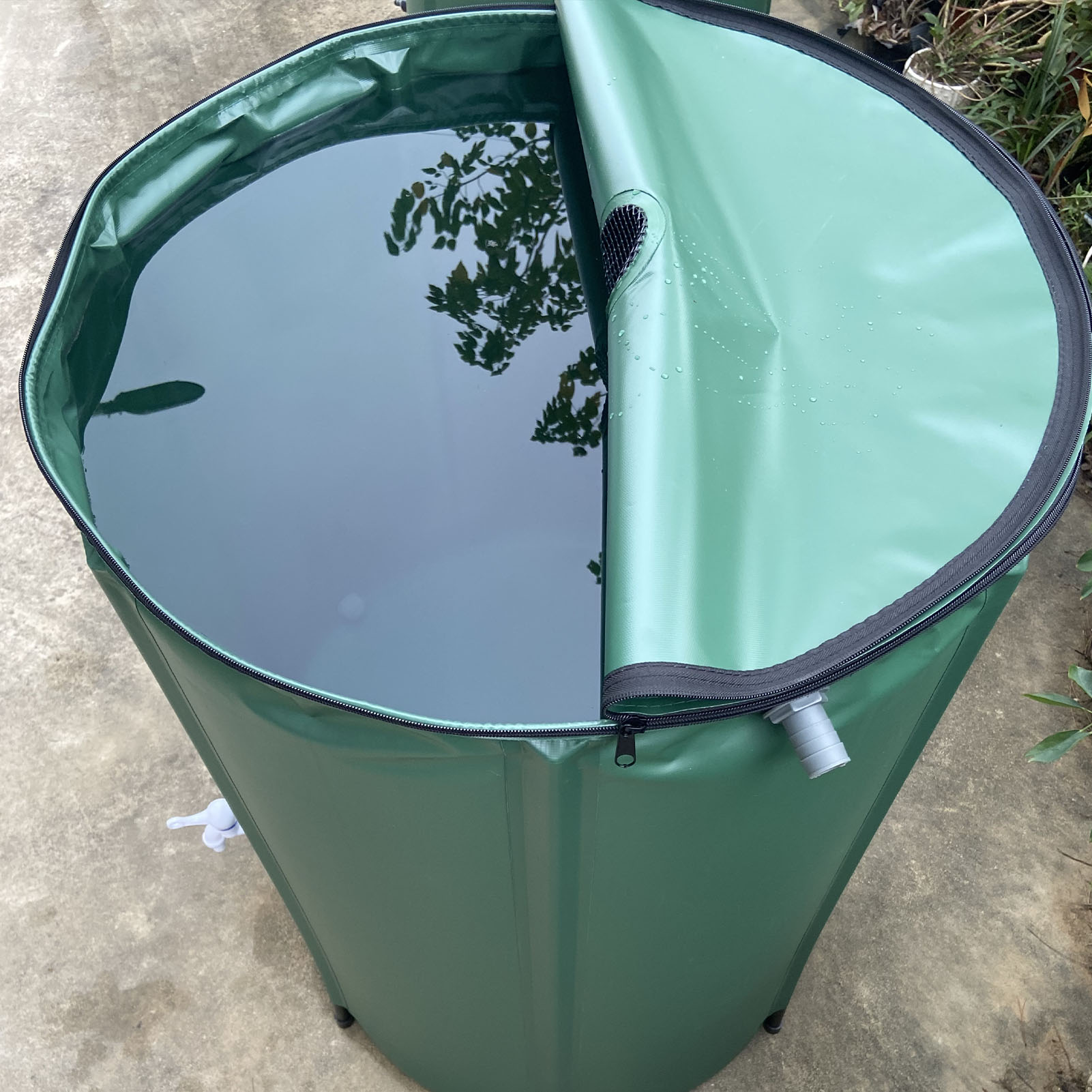 Portable Rain Barrel Water Butt 100/200L/250L/500L/750L Collapsible ...