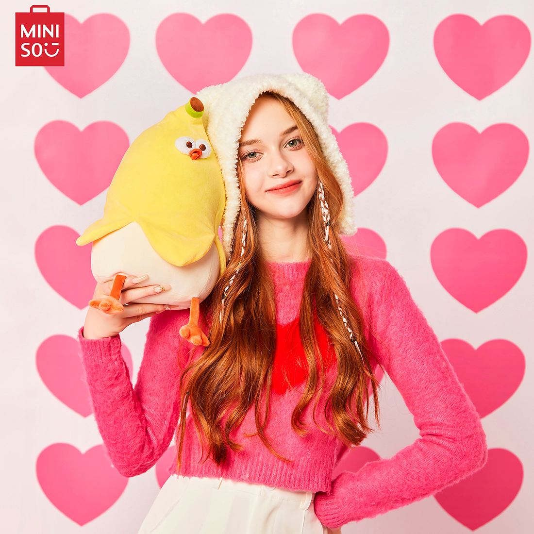MINISO DunDun Chicken Series Plush Doll Chicken Banana Chicken ...