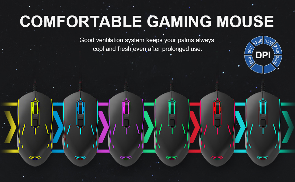 MageGee 4 in 1 Keyboard Mouse Headset Set RGB Gaming Keyboard ...