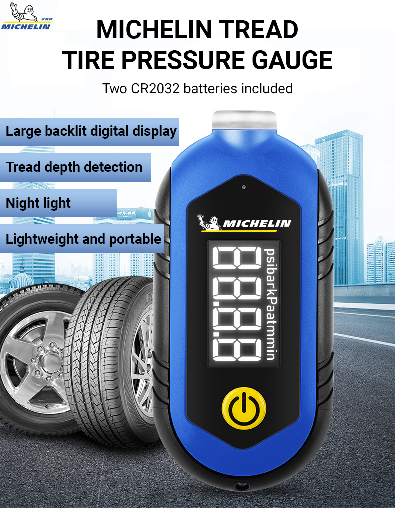 M2209/M2210 Michelin multifunctional tire pressure gauge for detecting ...