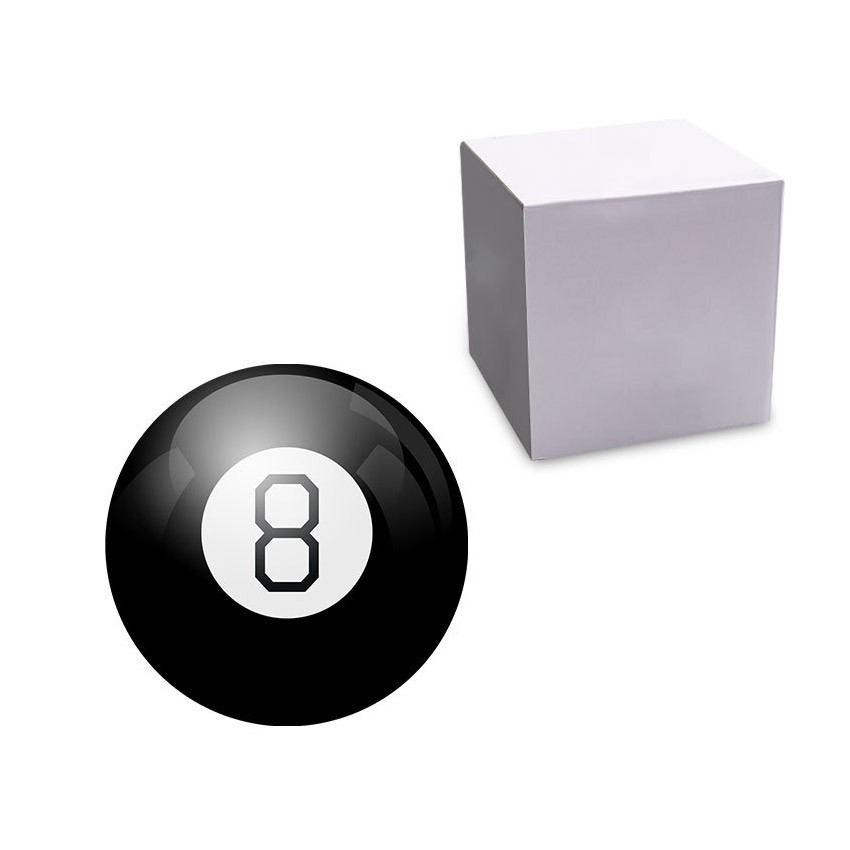 【In Stock】 10CM Black 8 Magic Prophecy Ball Black 8 Magic Props ...